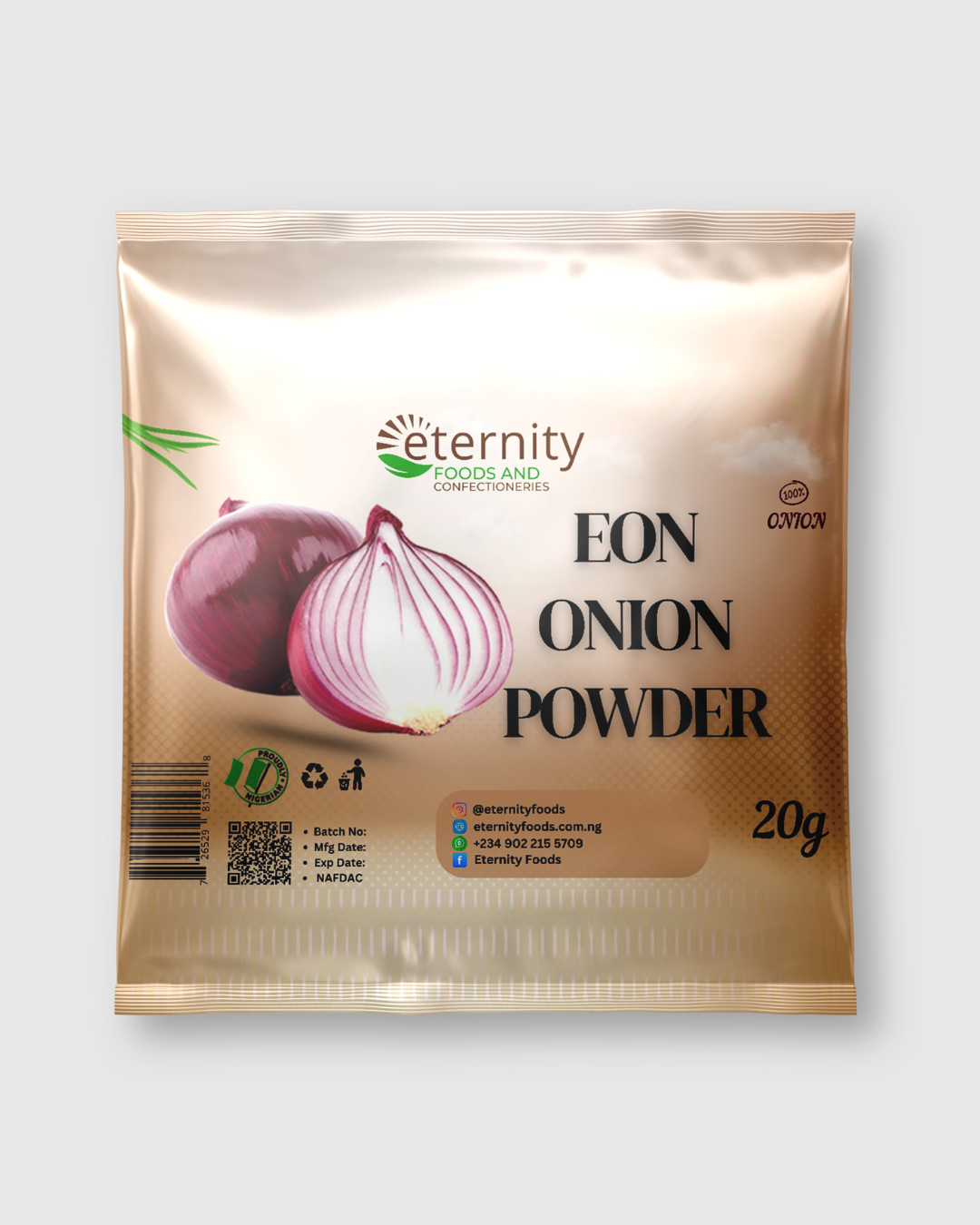 EON ONION POWDER - Eternity Foods